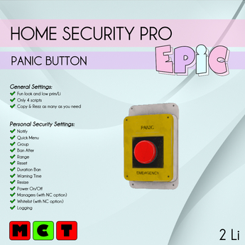 Second Life Marketplace - [EPIC Security] Panic Button (ADD ME)